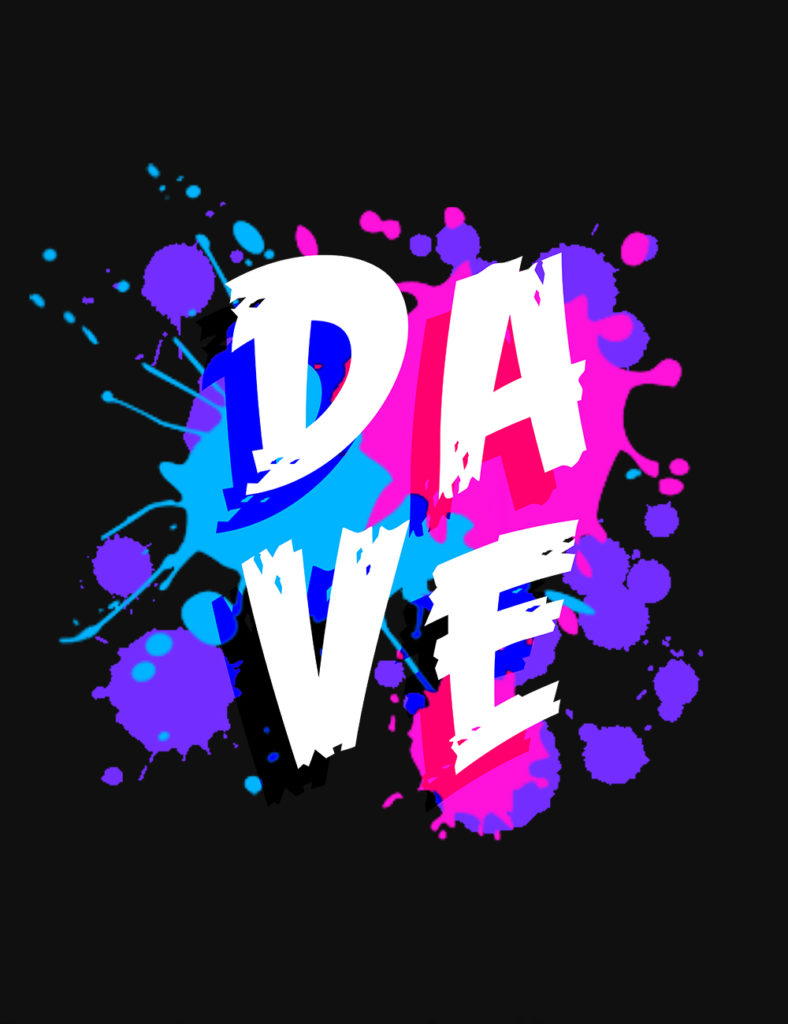 T-Shirt DaveNite - DAVE+ Logo - Merchency Mainstore