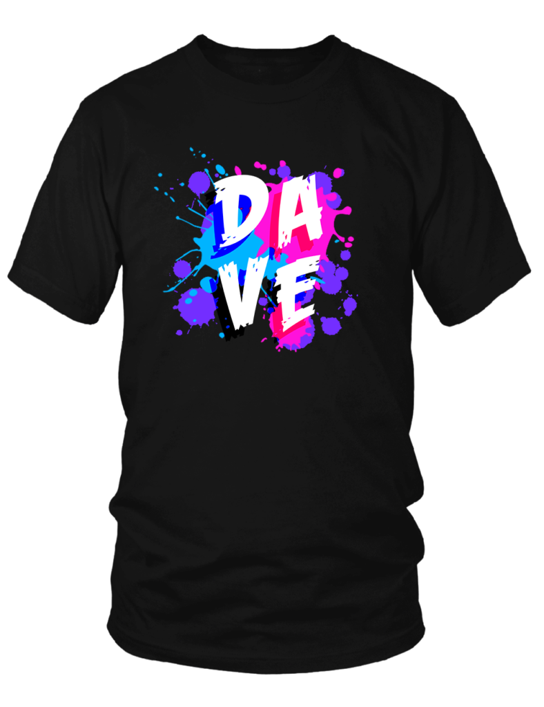 T-Shirt DaveNite - DAVE+ Logo - Merchency Mainstore